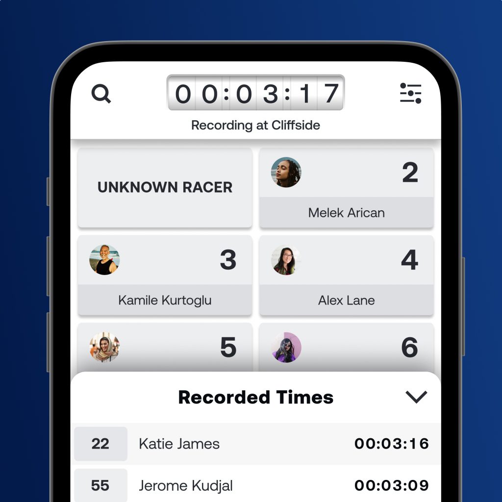 App Timing Solution with Live Results for Races