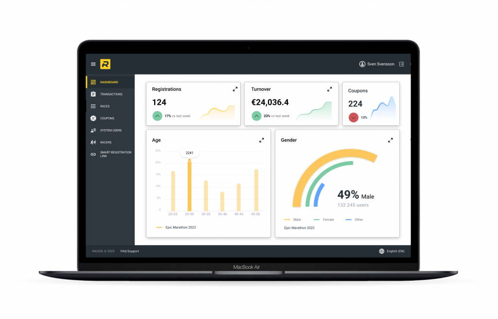 App Timing Solution with Live Results for Races